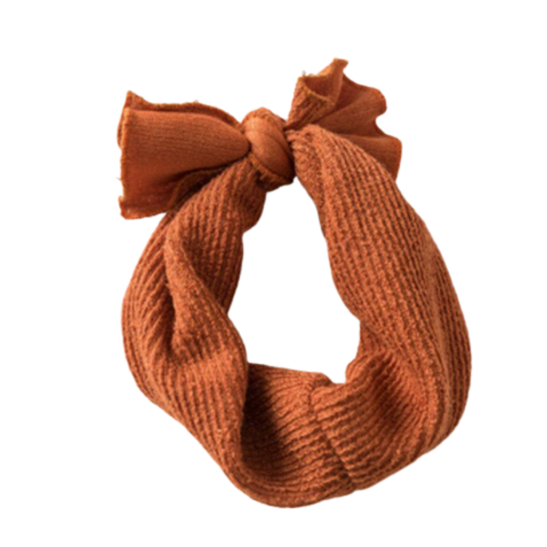 Ribbed Headband in Rust – Fawn and Finch