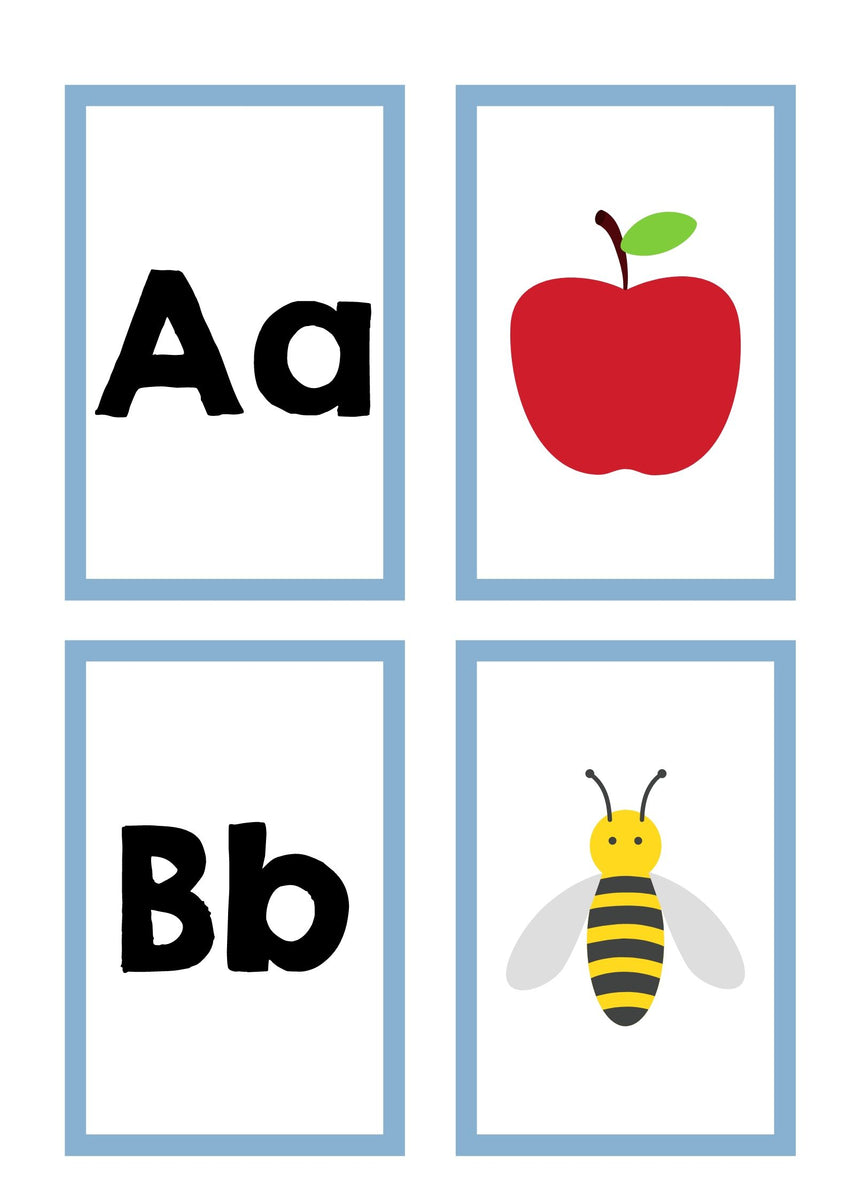 BLUE ABC FLASHCARDS – Fawn and Finch