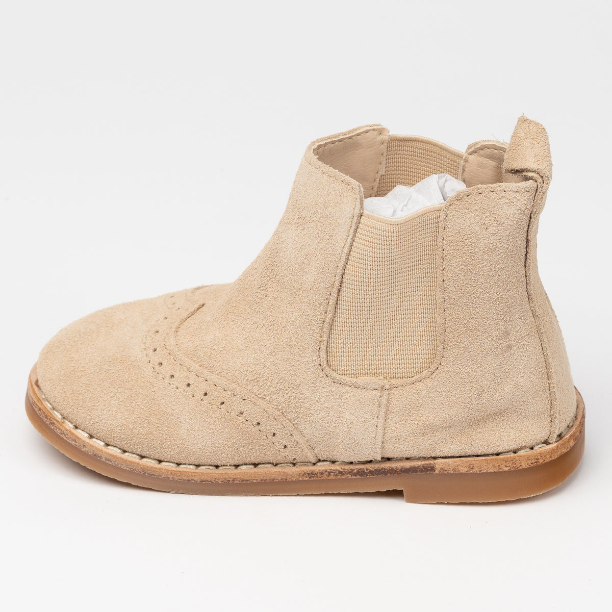 Suede Leather Cassidy Boot - Bone – Fawn and Finch