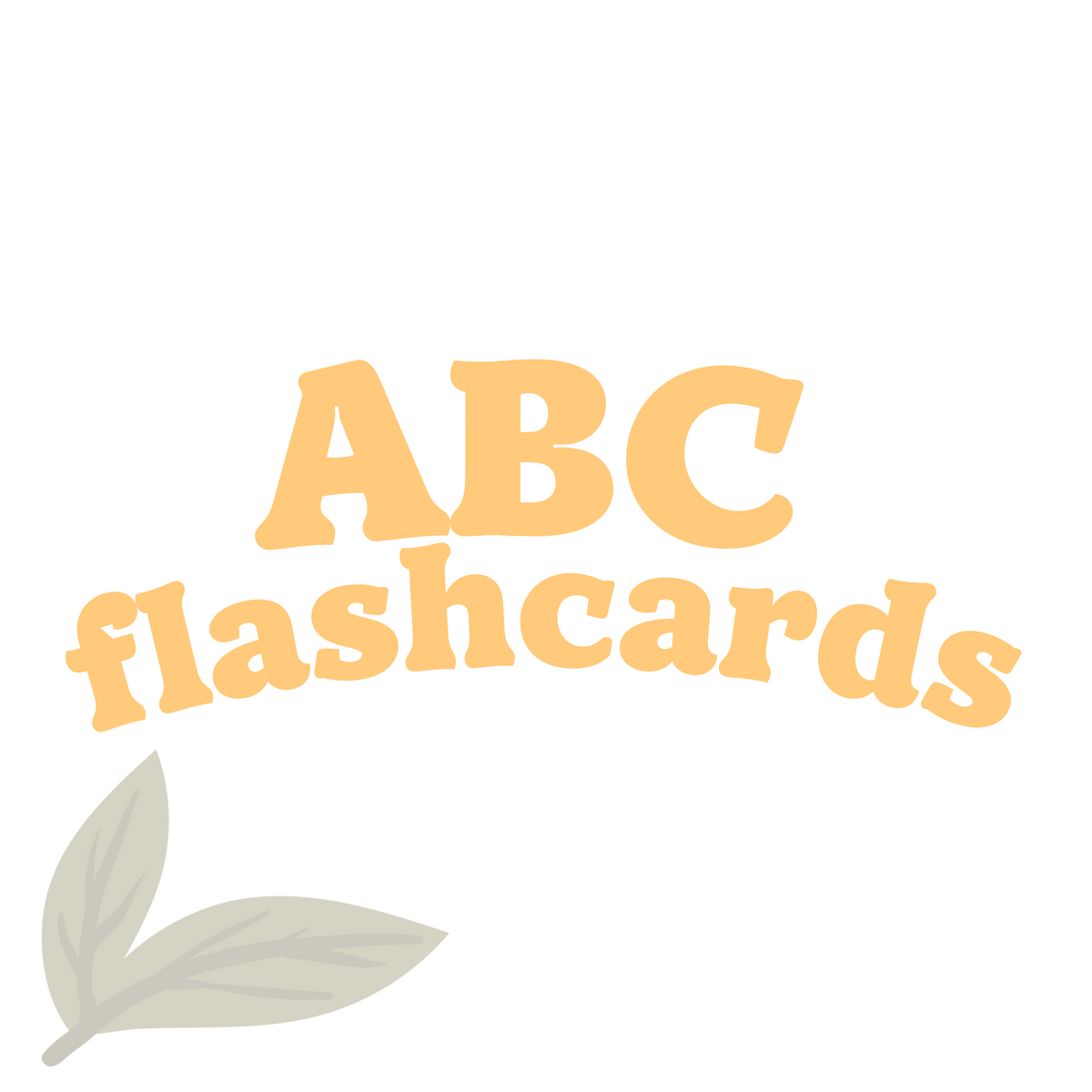 ABC FLASHCARDS – Fawn and Finch